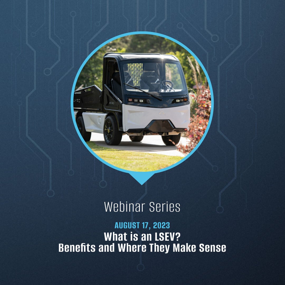 AYRO Webinar Series: What is an LSEV? Benefits and where they make ...
