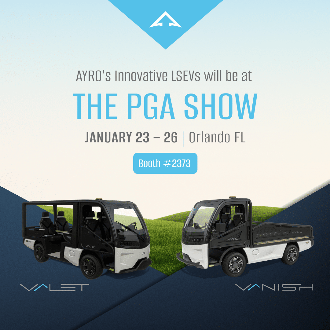 2024 PGA Show | AYRO EV